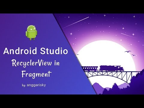 RecyclerView in Fragment in Android Studio Tutorial Video Lecture - How to Design UI in Android ...