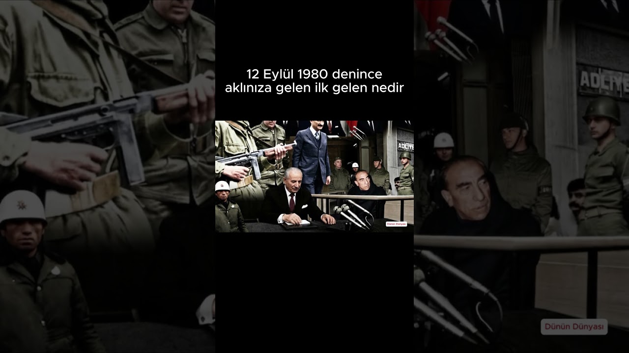 12 Eylül O Gün Neler Yaşandı #kenanevren  #12eylül