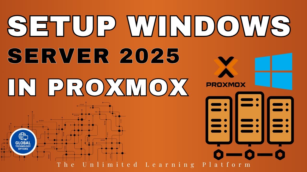 Install Windows Server 2025 on Proxmox | Proxmox Windows Server 2025 Configuration