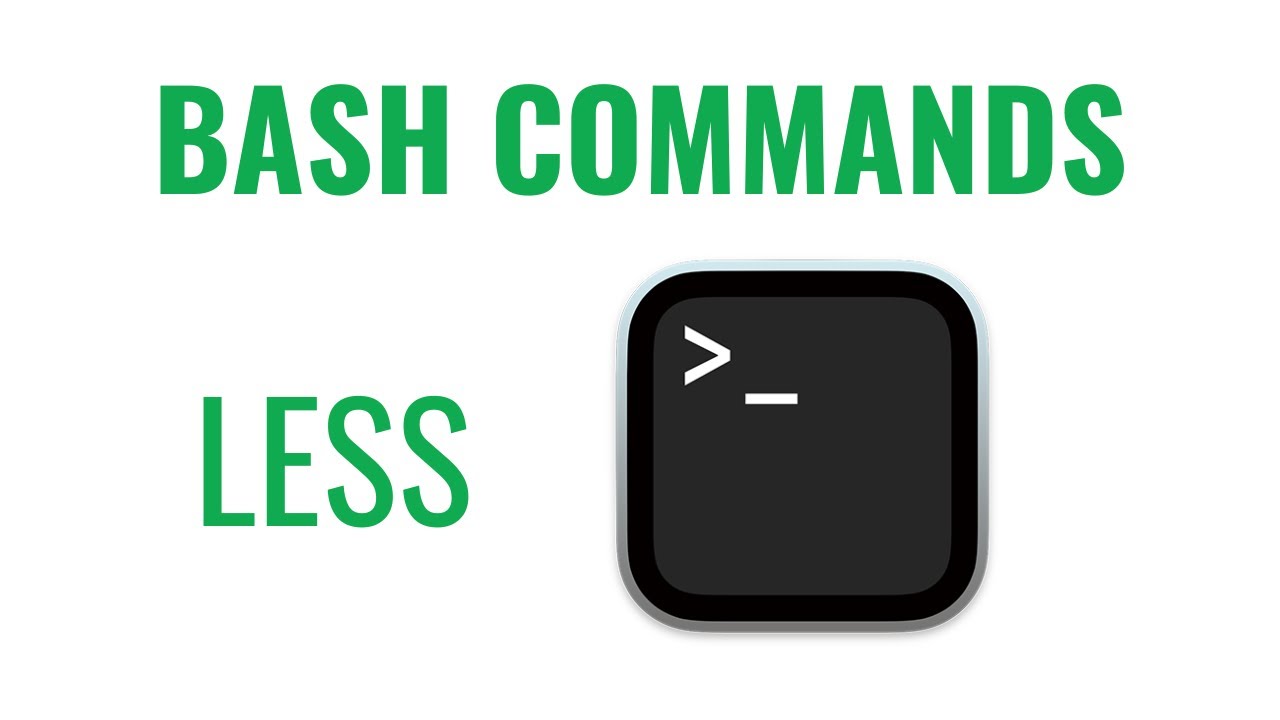 Bash Commands - less command