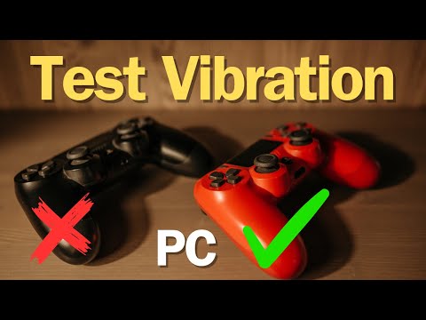 Gamepad vibration test on pc using gamepad tester