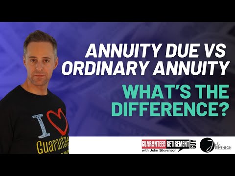 Annuity Due vs Ordinary Annuity: What is the Difference?