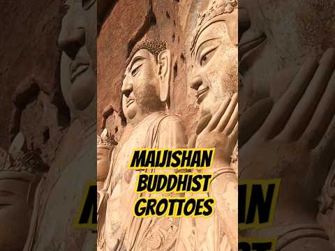 Amazing Places in China - Maijishan Buddhist Grottoes #maijishan #tianshui #gansu #china