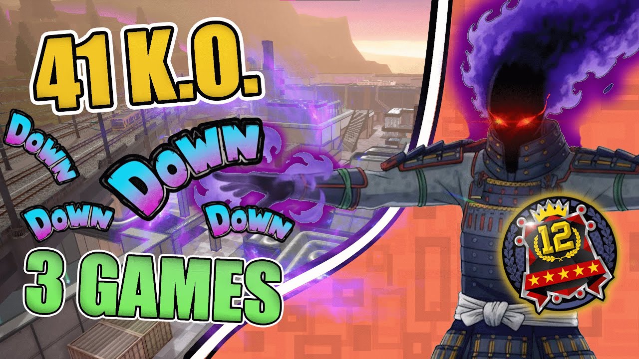 41 K.Os in 3 Games with Kurogiri | My Hero Ultra Rumble