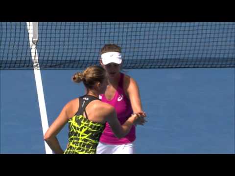 Garcia/Mladenovic v Goerges/Pliskova highlights (3R) | Australian Open 2016
