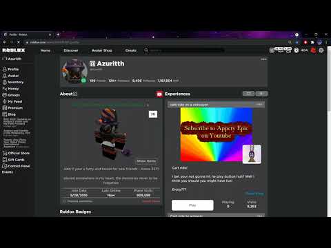 Roblox profile redirecting to roblox inventory ( btroblox extension issue ) ( Read Description)