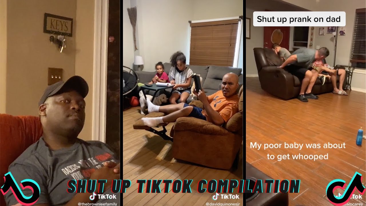 SHUT UP CHALLENGE PRANK ON DADDY 🤣 [BEST TIKTOK COMPILATION]