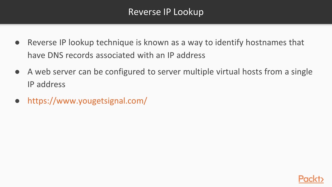 07 - Reverse IP Lookup | Pirate Tutorials