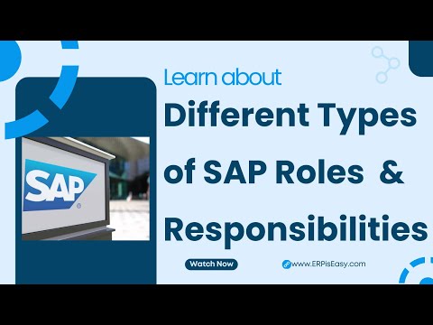 What are the different types of SAP roles available in the market ...