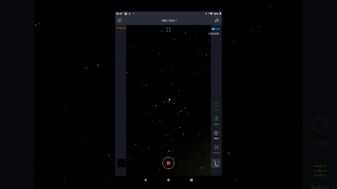 NGC2264 Christmas Tree Cluster, Seestar S50 Speed x60,  Rooster Inn Observatory,  20 February 2024