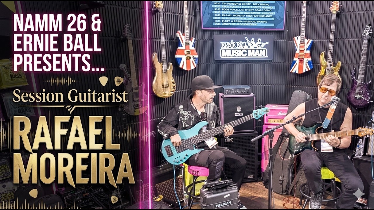 NAMM 2026 & ERNIE BALL PRESENTS...  THE RAFAEL MOREIRA TRIO WITH Francisco Fattoruso & Lucio Vieria