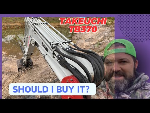 Digging a Pond with the TB370 Takeucki Excavator - GET SOME!