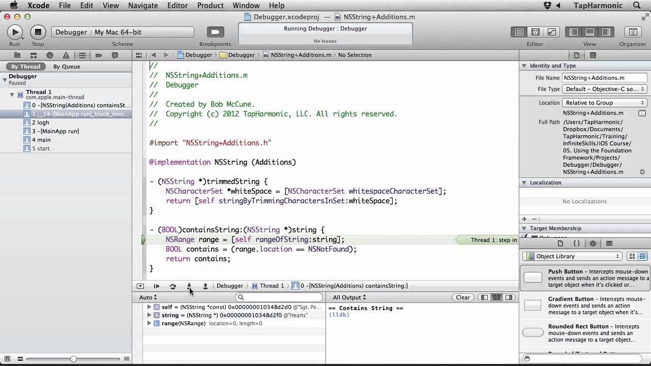 iOS Programming Tutorial | Using the Xcode Debugger