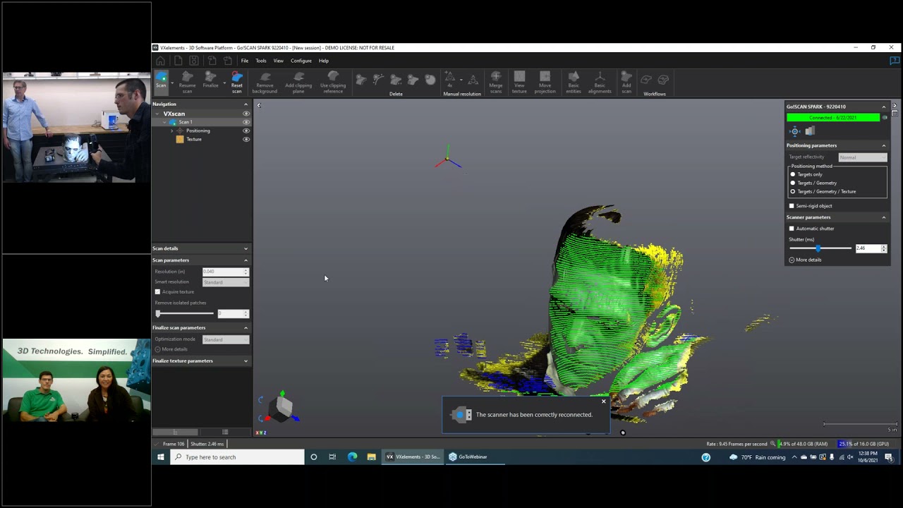 Creaform and Solutionix Product Review for Reverse Engineering and QC