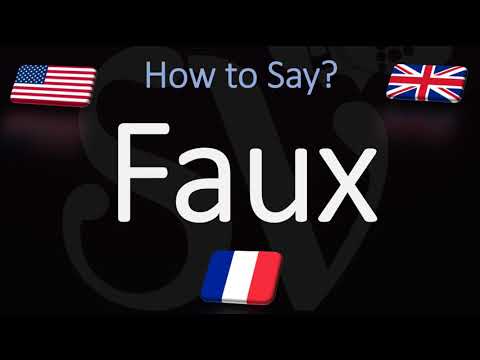How to Pronounce Faux? (CORRECTLY) Meaning & Pronunciation