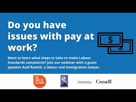 Webinar for Migrant Workers: Nova Scotia Labour Standards