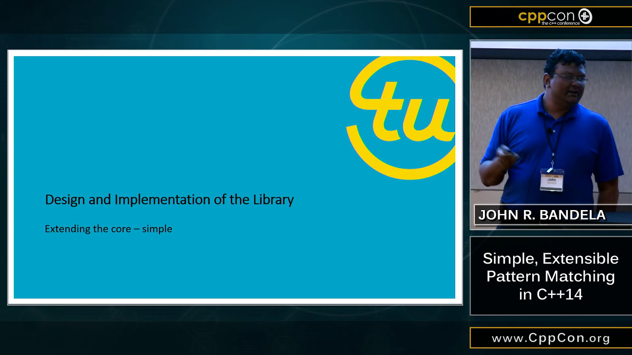 Simple, Extensible Pattern Matching in C++14 - John R. Bandela [ CppCon 2015 ]
