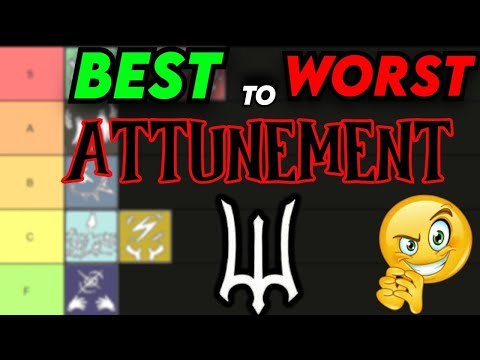 The BEST Deepwoken ATTUNEMENT Tier List...