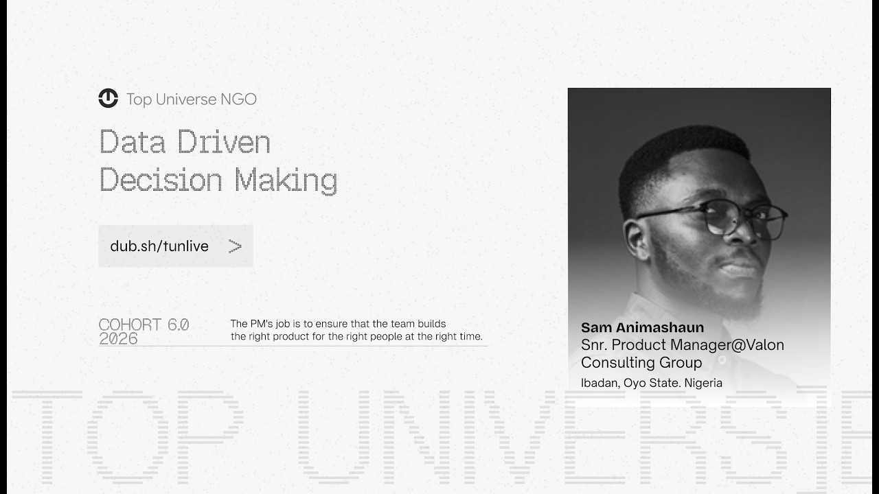 10. Data Driven Decision Making