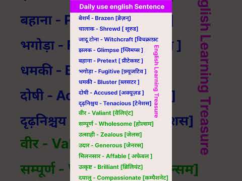 बिल्कुल शुरू से अंग्रेजी सीखें||Learn english from zero|Improve your vocabulary|Speak Fluent English
