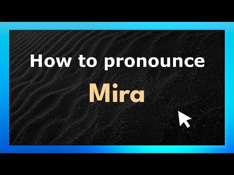 How to Pronounce Mira (American Pronunciation / US) with Audio and Phonetic Spelling