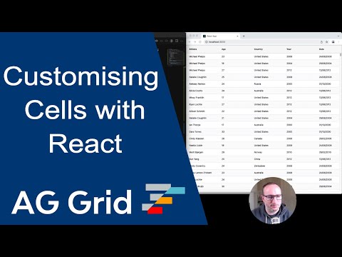 Customising Cells with React Components as Cell Renderers