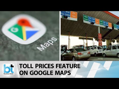 Google Maps akan menampilkan harga tol pada rute tertentu