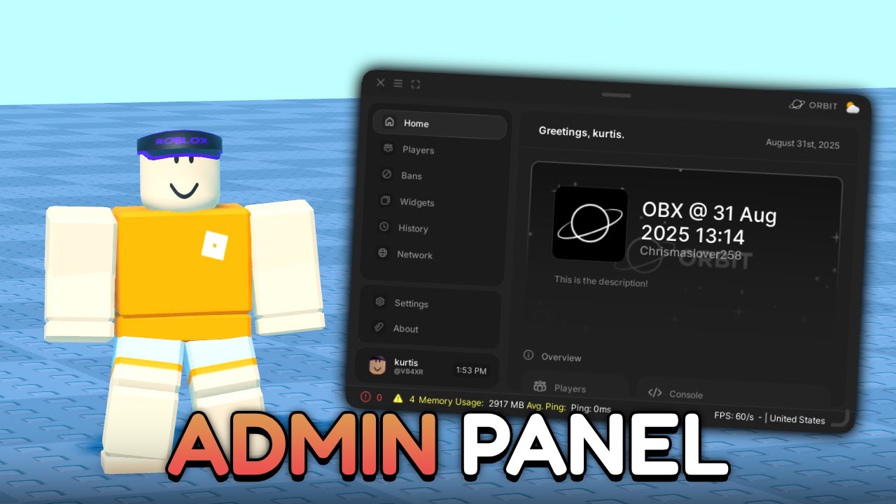 Orbit: The Most Advanced ADMIN PANEL on Roblox