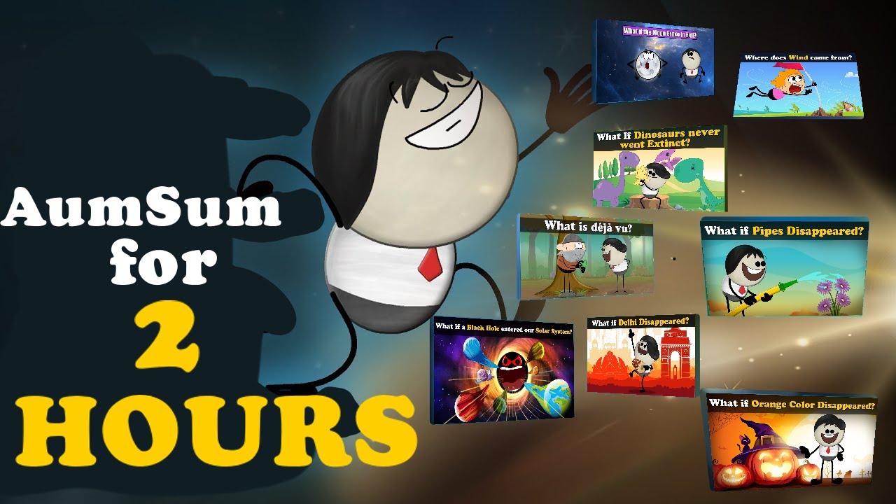 The 2 Hour AumSum compilation (Never Before Seen Content) | #aumsum #kids #science #education