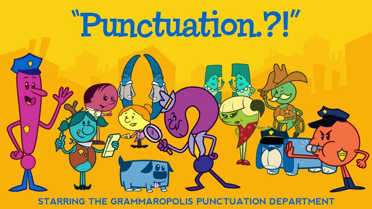 Punctuation song from Grammaropolis - 