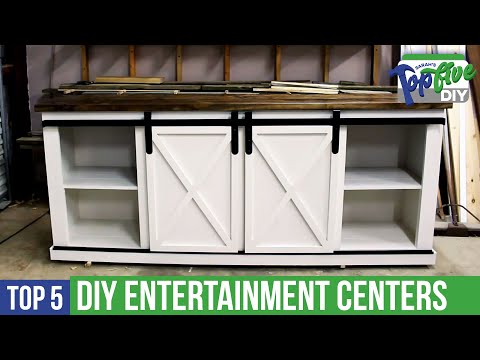 Top 5 DIY Entertainment Centers! The Best Maker Build Videos for Your Next Project!