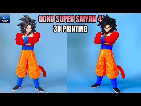🐉 Dragon Ball Goku Super Saiyan 4 - Multicolor 3D Printing・ 3D File for ...
