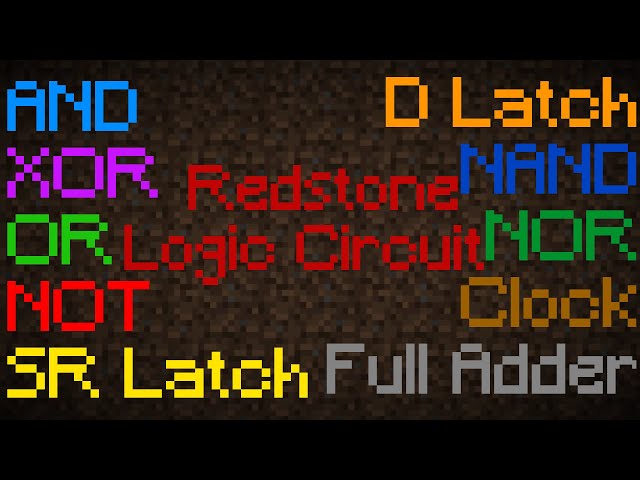 Redstone Logic Circuit [1.20.3-1.20.4] Minecraft Data Pack