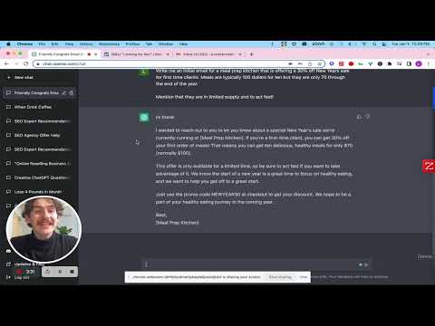 3 Different Types of Emails you Can Build with ChatGPT Video Lecture - ChatGPT for Everything ...