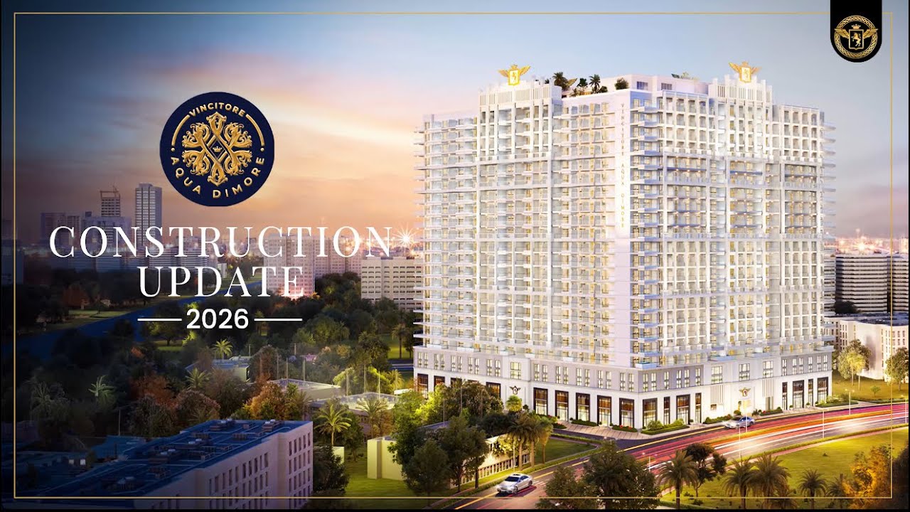 Vincitore Aqua Dimore | January 2026 Construction Update | Luxury Real Estate Dubai
