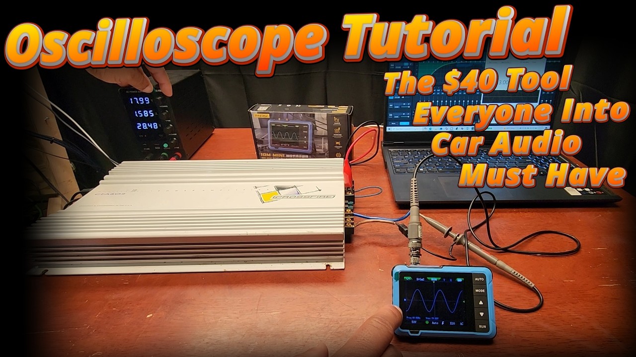 FNIRSI DSO-510 How to. Setting Gains and Checking for Clipping on Your Head unit, Dsp and Amplifiers