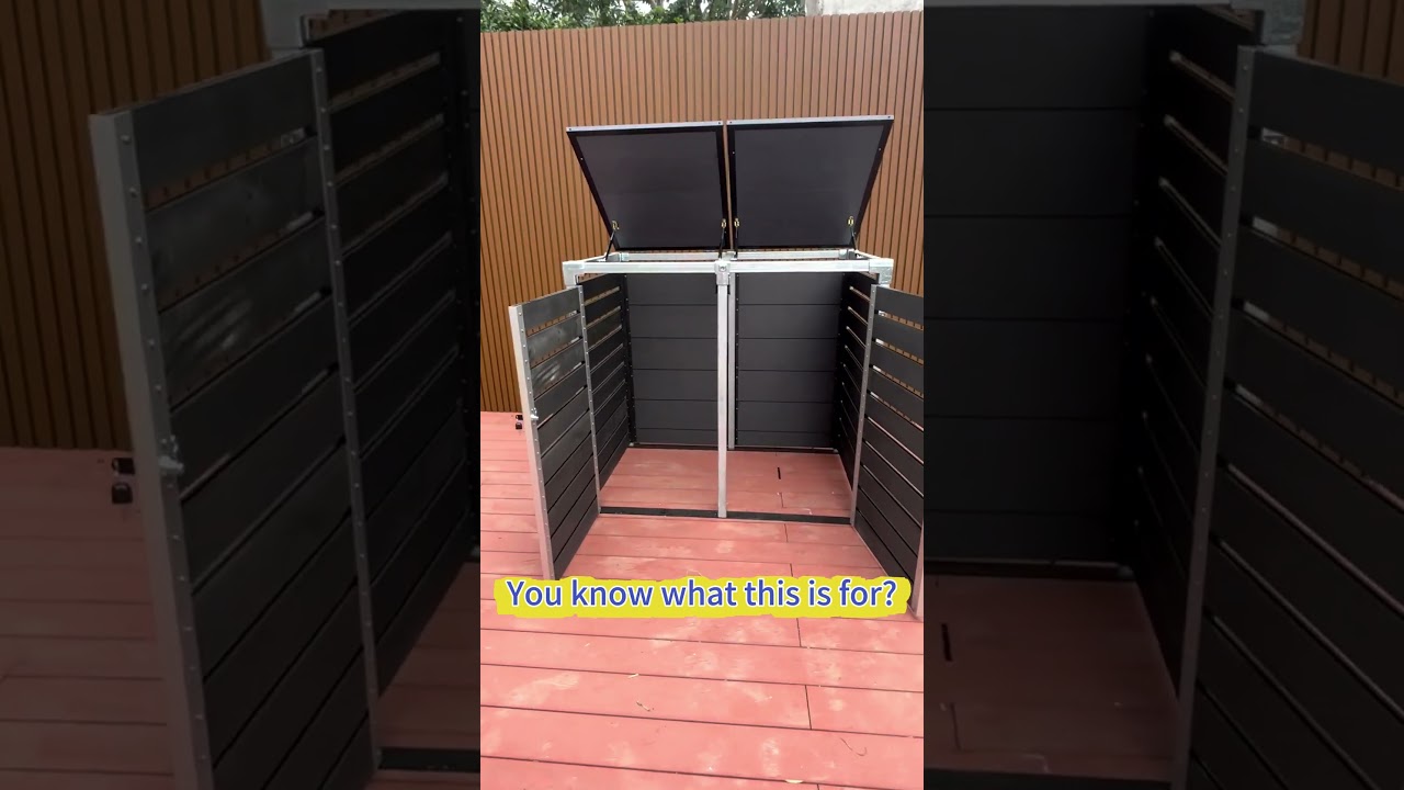 You Won’t Believe This Outdoor Upgrade! 😍 A Trash Bin Makeover That Changes Everything!