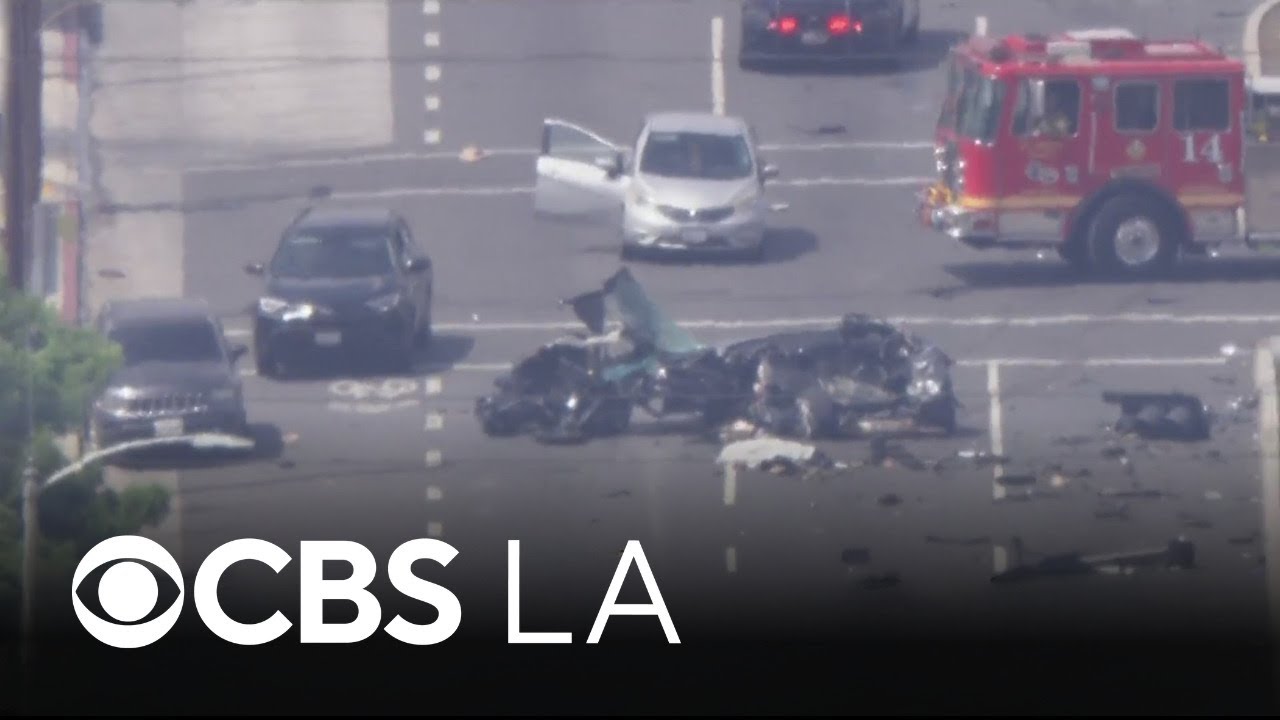 1 dead, 2 critically injured in South Los Angeles multi-car crash
