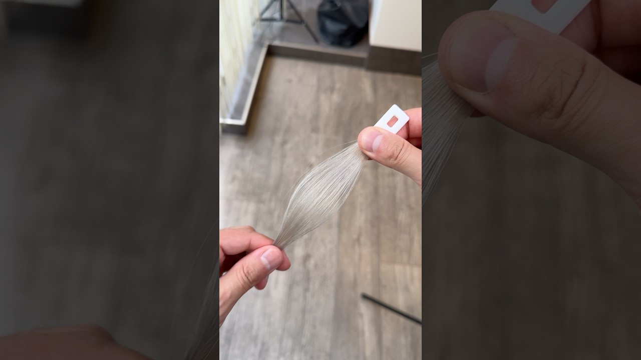 Best silver tonerSilver platinum blonde t Igora Vibrance9-5,11 #hairtoner #coolblonde