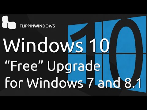 "Free Upgrade" to Windows 10 for Windows 7/8.1 Users