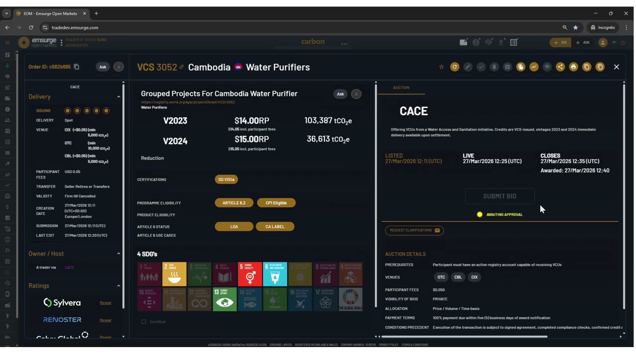EOM Auctions - A Quick Guide for Participants
