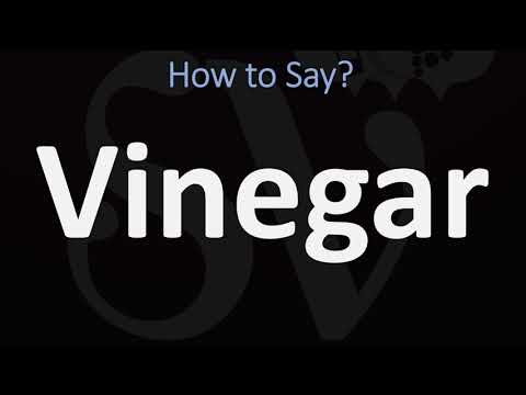 How to Pronounce Vinegar? (CORRECTLY)
