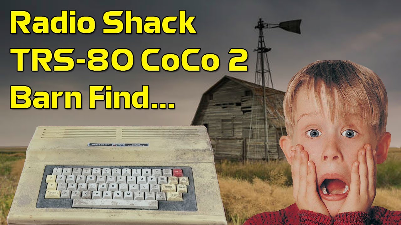 Barn Find: Tandy TRS-80 CoCo 2 - Classic Color Computer Revival