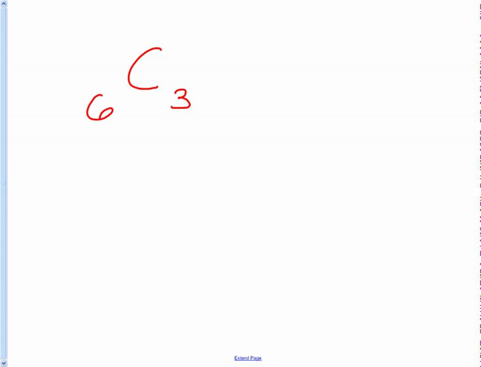 Probability Combinations part 2 lesson