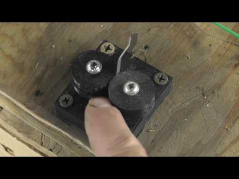 Bench Mount Wire Stripper by jasonwelsh - Thingiverse