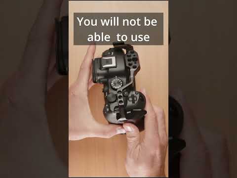 Canon R6 MK II and SmallRig cage for R6. No go!