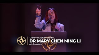 Lifetime Achievement - Dr Mary Chen Ming Li