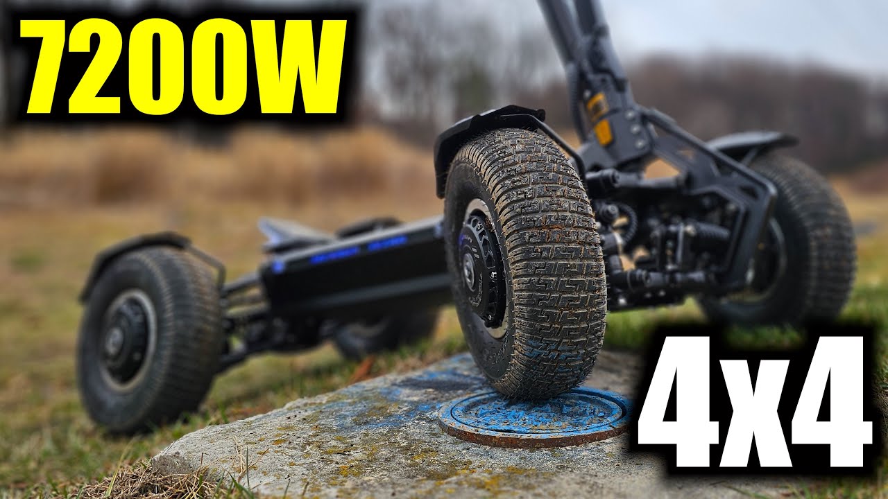 TEVERUN TETRA: 4-Wheel All-Terrain Electric Scooter | 200KM Range