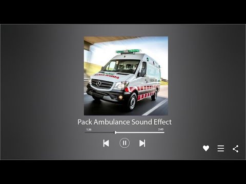 Ambulance Sound Effect - free download -MP4/WAV