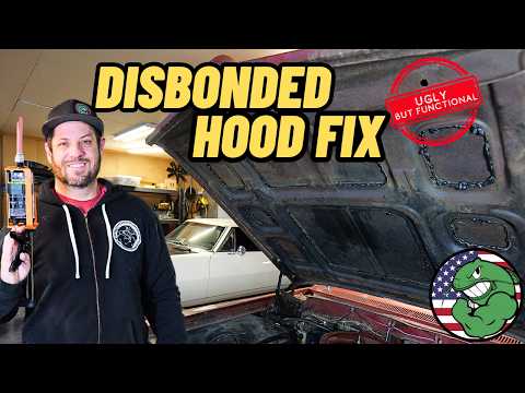 Using SEM Foam for a Quick Fix for Separated Car Hood Skin